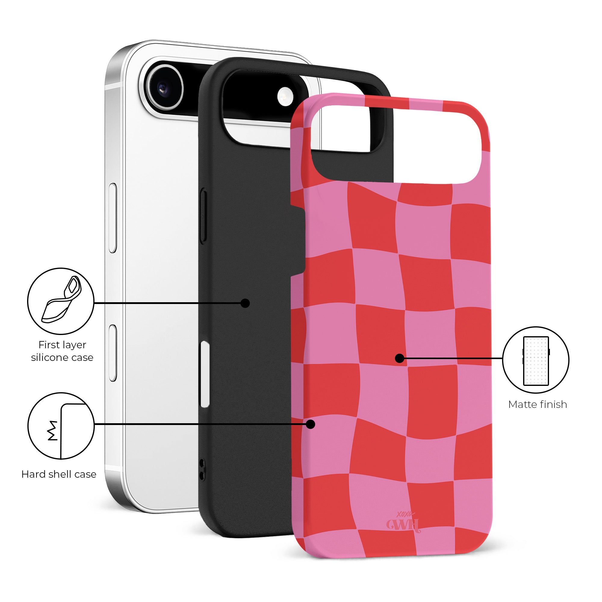 xoxo Wildhearts Drunk in Love Magsafe - Double Layer - iPhone 17 Air Case