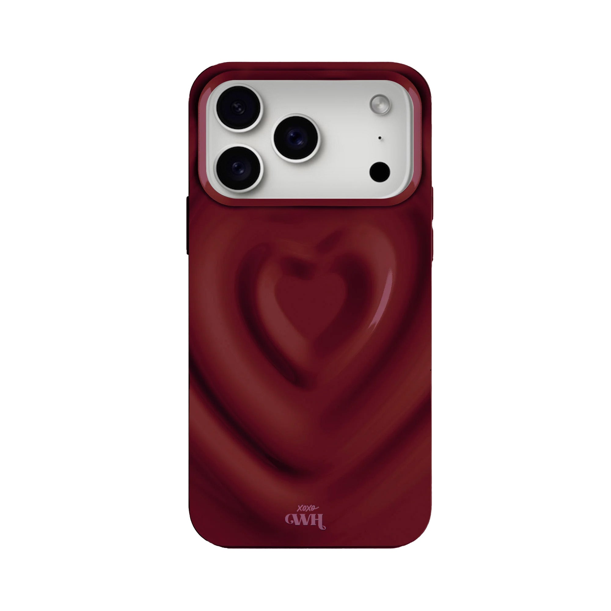 xoxo Wildhearts Biggest Love Burgundy - iPhone 17 Pro Max case